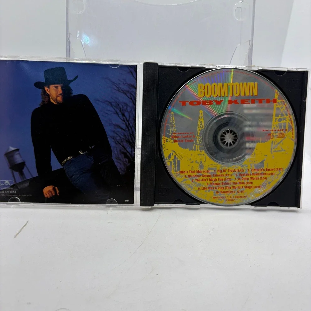 Media | Toby Keith Boomtown Cd Case With Vh1 Storytellers Word Story ...